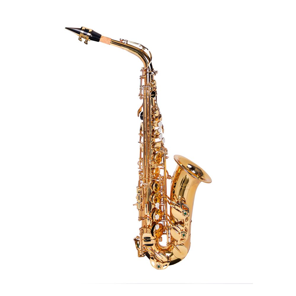 Saxofone Alto Dominante Dourado com Semicase - Izzo