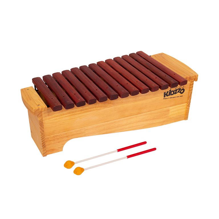Xilofone Kidzzo Estilo Orff Contralto com 13 Teclas - Izzo