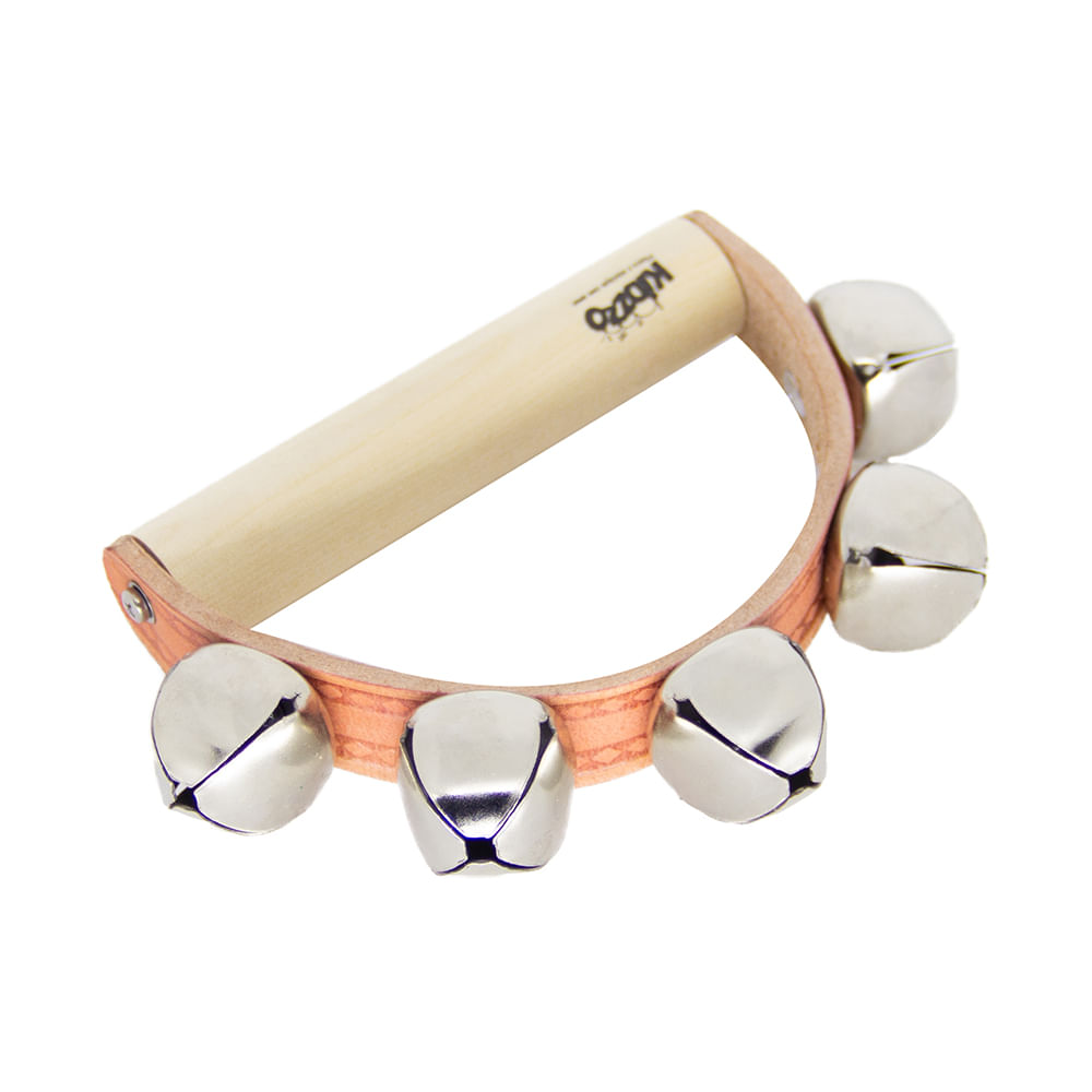 Chocalho Infantil Kidzzo 5 Guizos com Alça em Madeira - Izzo