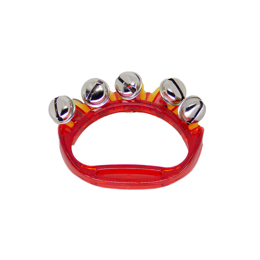 Chocalho Infantil Kidzzo 10 Guizos com Alça em Plástico (Par) - Izzo